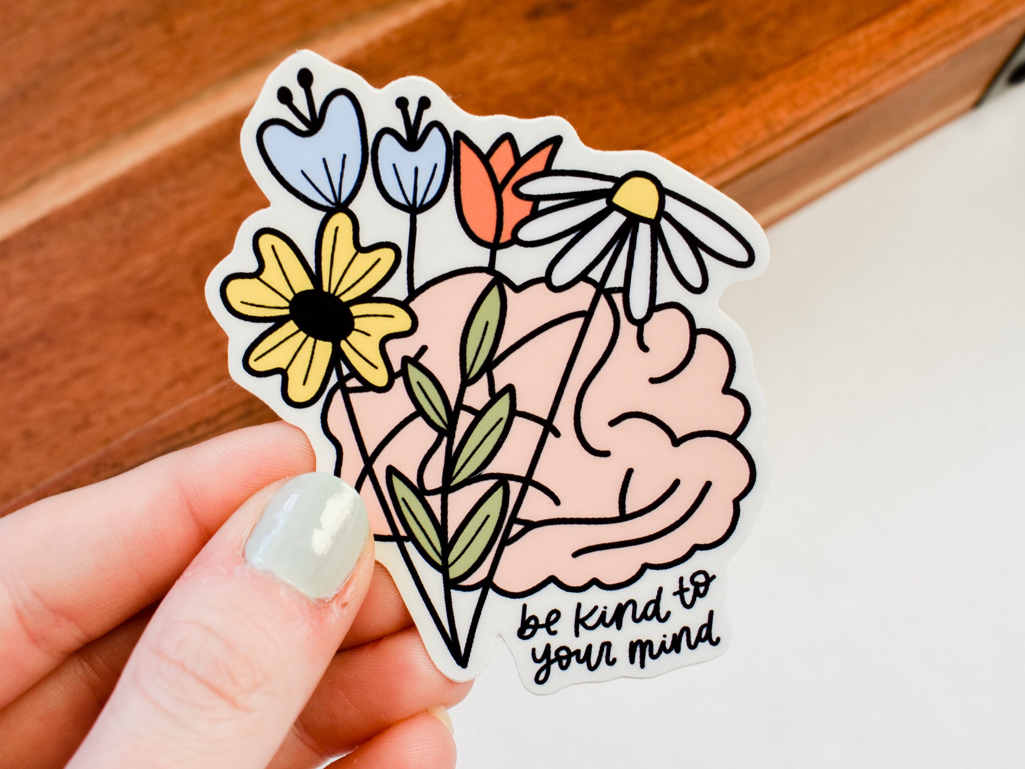 Be Kind to Your Mind Sticker Mental Health Awareness Sticker - Etsy