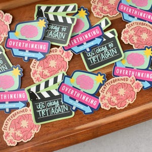 Try Again Film Clapper Sticker | Cute Movie Sticker for Laptops ...