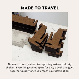 Pre-made Sticker Ledges for Pegboard | Collapsible Shelves for Stickers ...