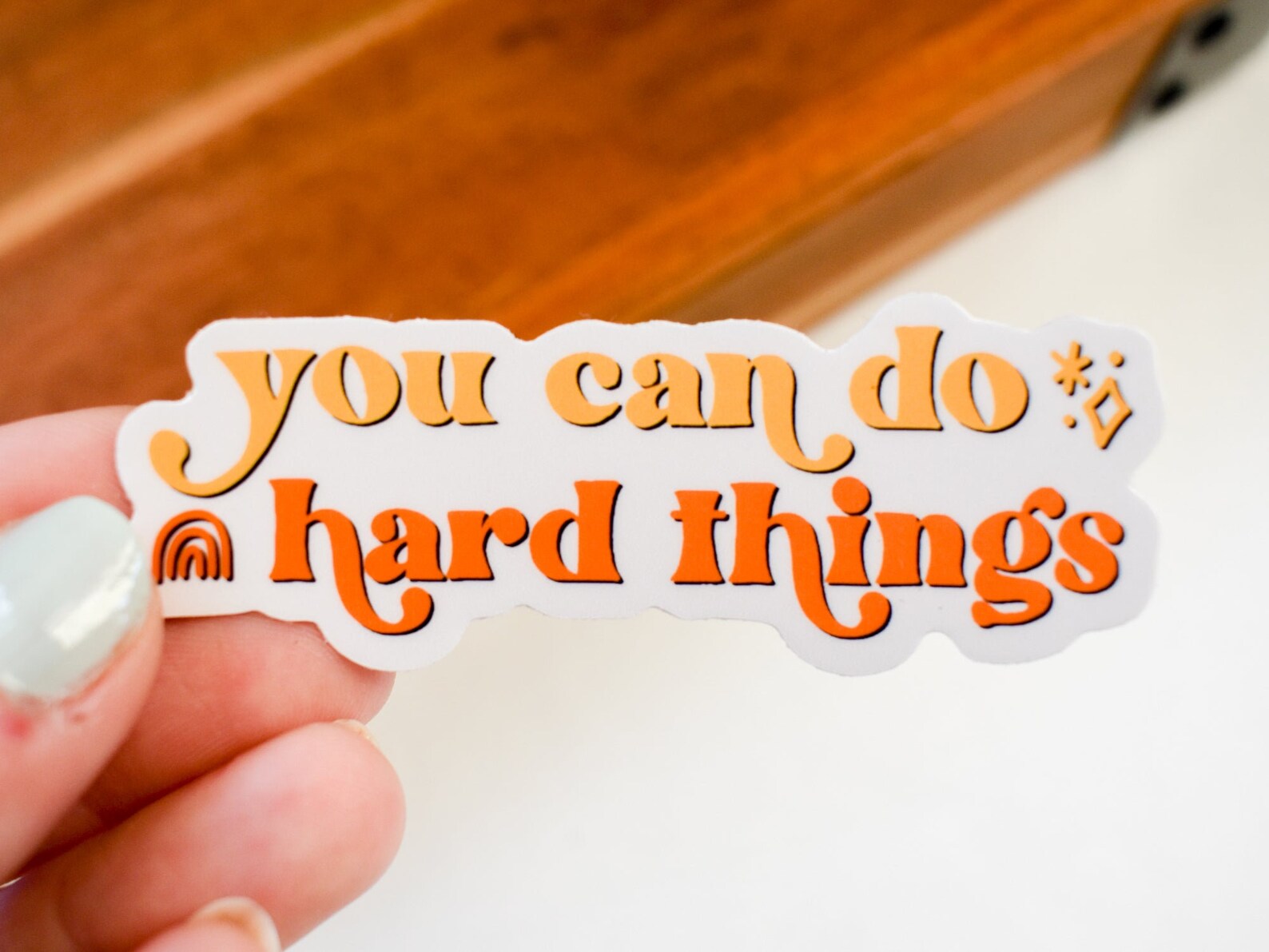 You Can Do Hard Things Sticker Inspirational Sticker for Her | Etsy