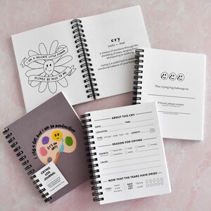 Cry A Lot / Productive Mini Crying Log | Yearly Crying Tracker Journal ...