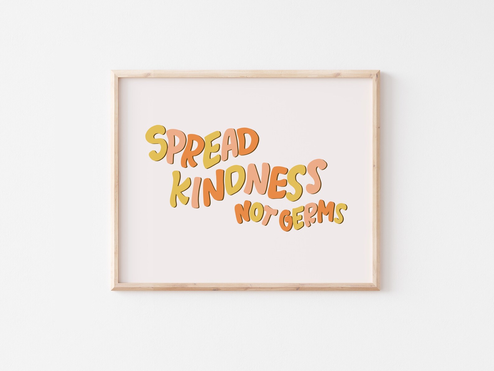 Spread Kindness Not Germs Classroom Poster Classroom Decorations ...
