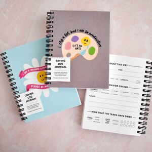 Cry A Lot / Productive Mini Crying Log | Yearly Crying Tracker Journal ...
