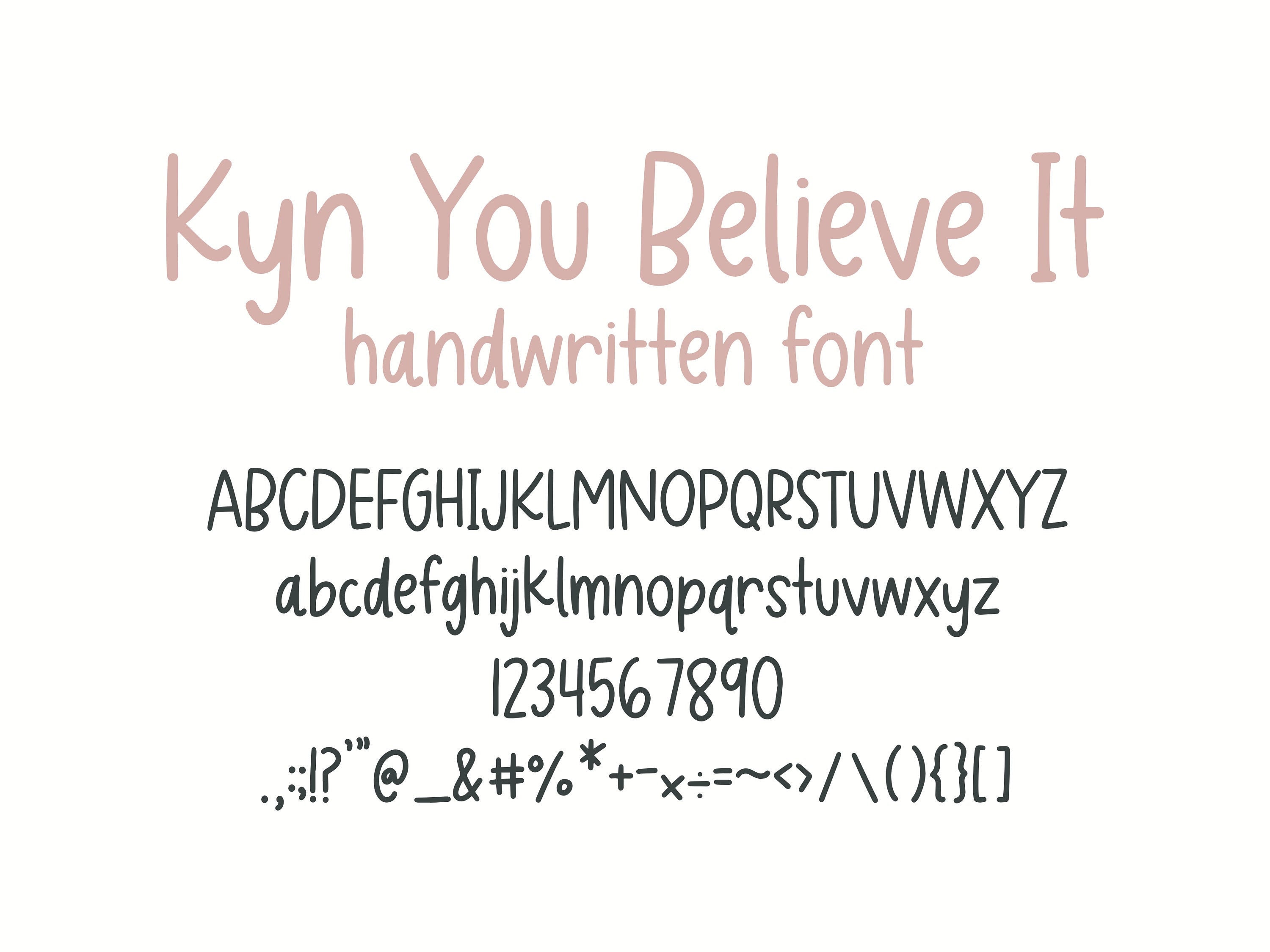 Neat Handwriting Fonts