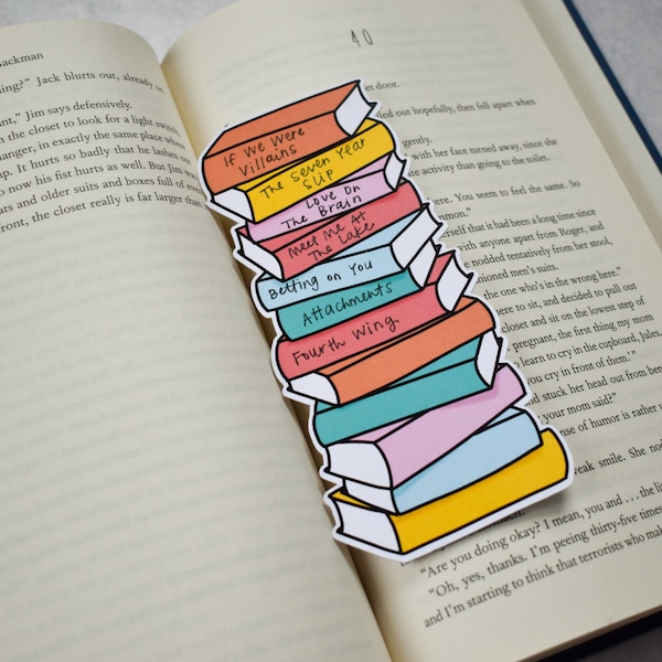 Book Stack - Etsy