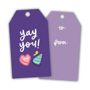 Yay You Gift Tags | Cute Gifting Accessories for Birthday, Just Because ...