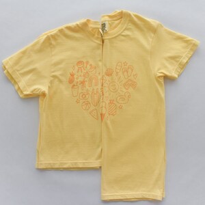 Summer Heart Tee | CROPPED Comfort Colors Tee | Cute Graphic Tee for ...