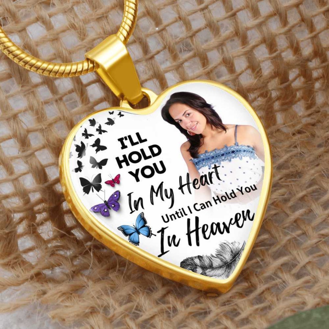 Personalized Memorial Necklace, Remembrance Jewelry, in Loving Memory ...