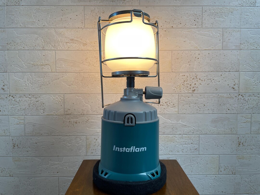 Converted Retro Instalfam Touch Gas Lamp - Etsy