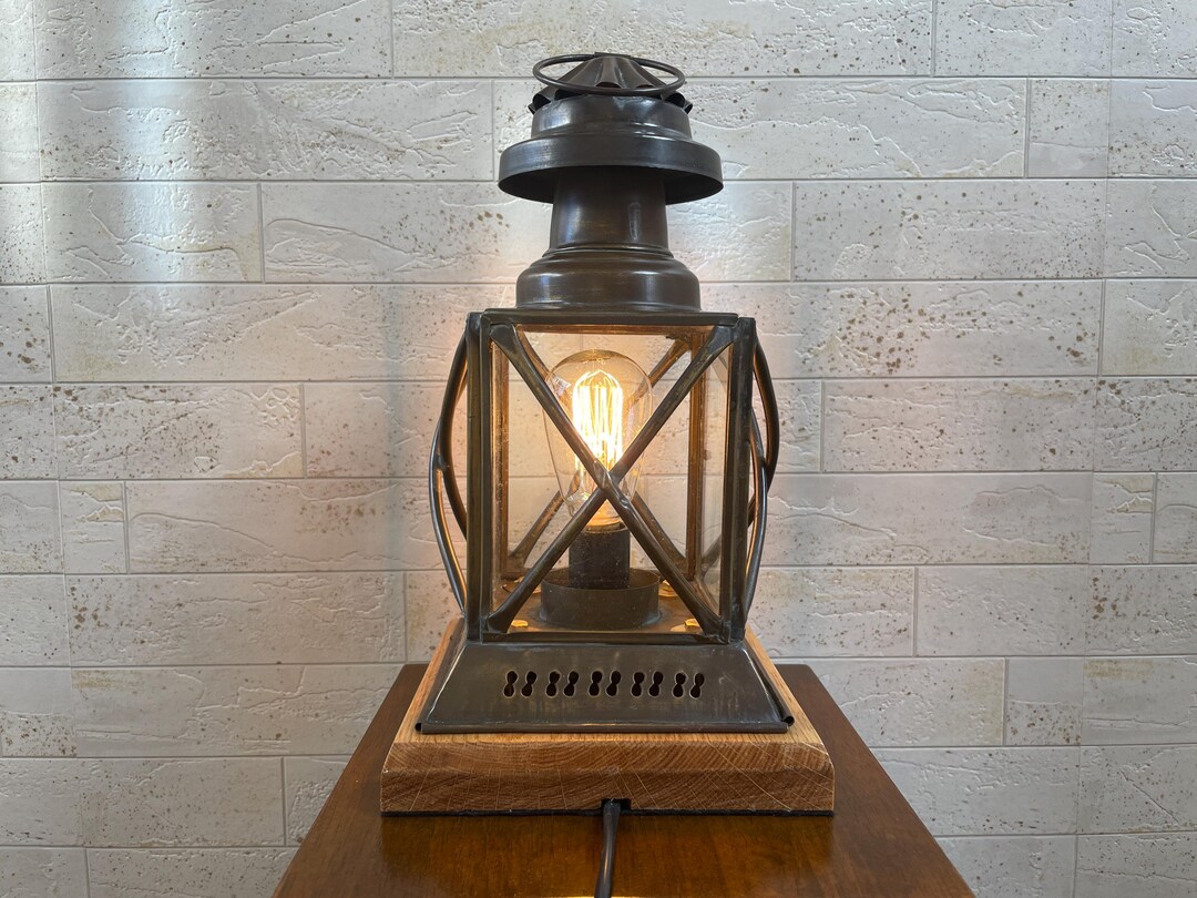 Vintage Touch Lantern Table Lamp - Etsy