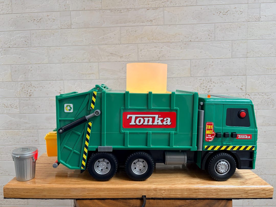 Tonka Garbage Dimmable Truck Touch Lamp - Etsy