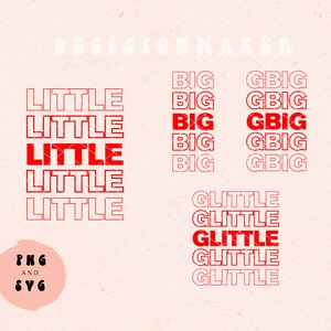Sorority SVG, Matching Big Little Svg, College Life SVG, Little Svg ...