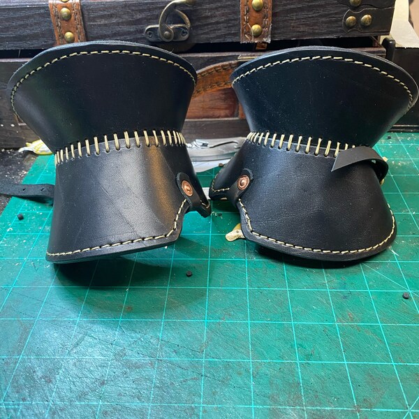 Leather Gauntlets Hema - Etsy