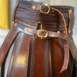 Valkyrie Warskirt Belt Leather Corset Quality Viking Renaissance LARP ...