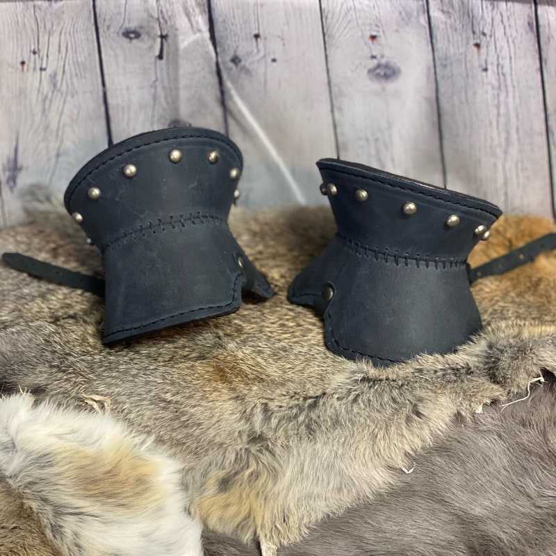 Leather Gauntlets - Etsy