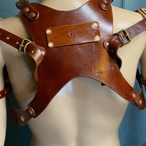 Leathet Pauldrons and Harness Viking Celtic - Etsy