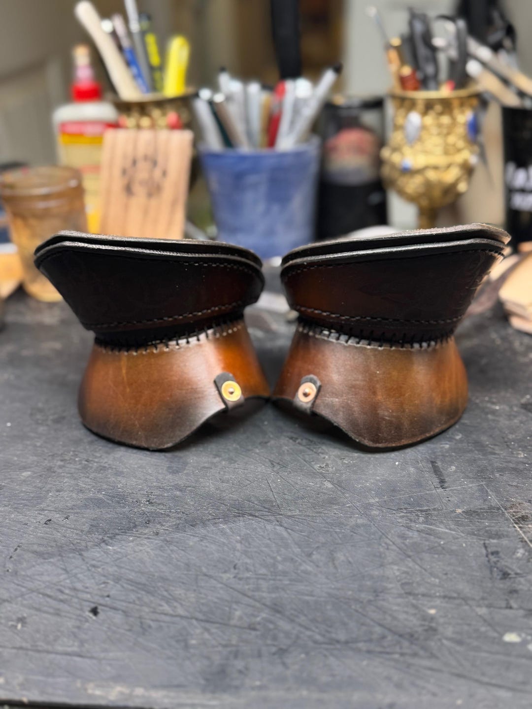 Quality Leather Armor Demi Gauntlets Viking Celt SCA LARP - Etsy