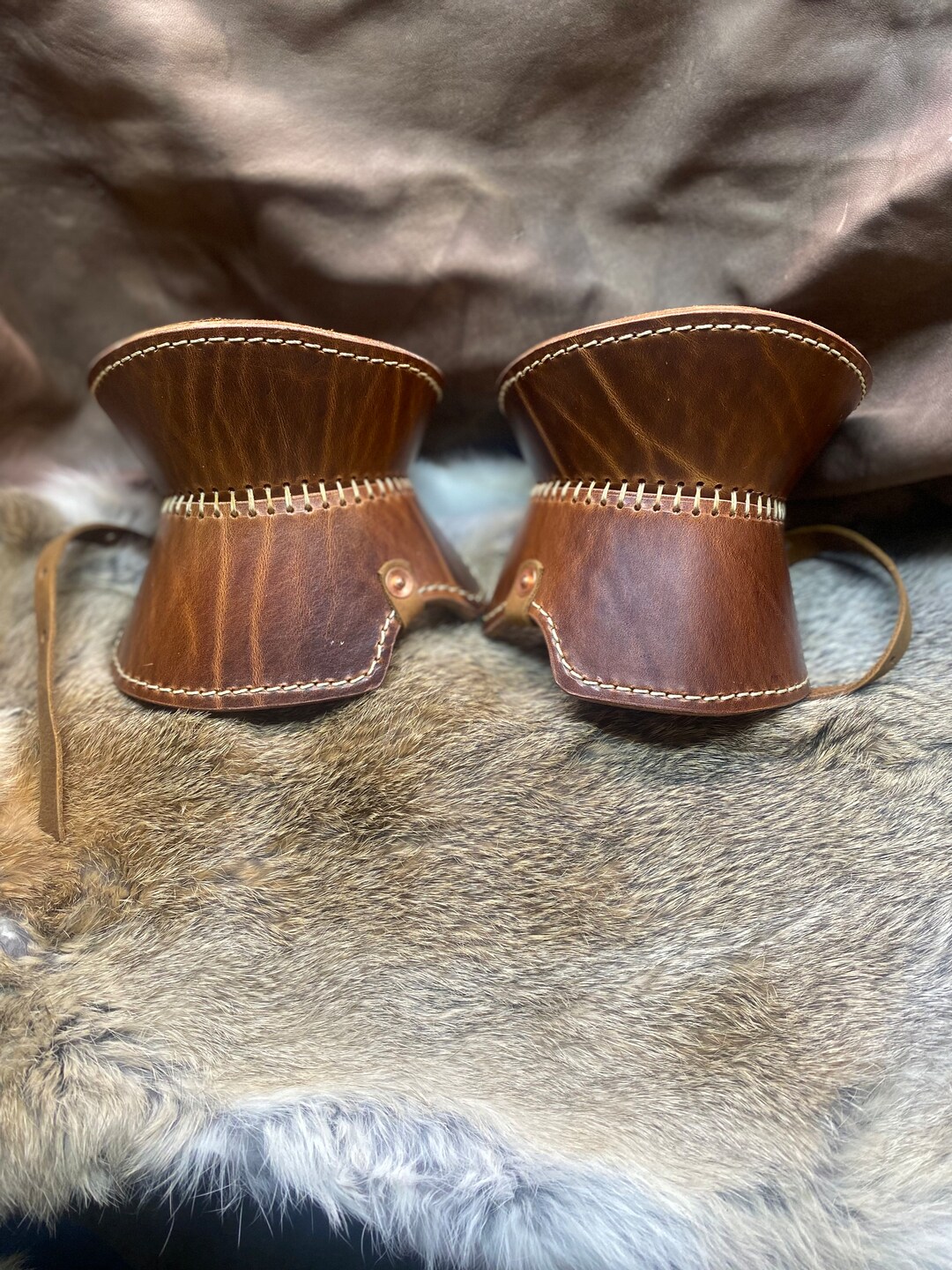 Demi Gauntlets Leather SCA LARP Renaissance Fair Kit Garb Costume - Etsy