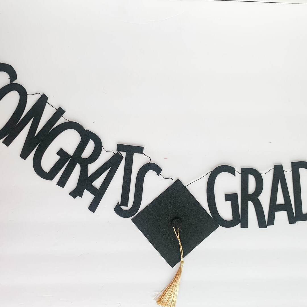 CONGRATS GRAD Graduation Garland - Etsy
