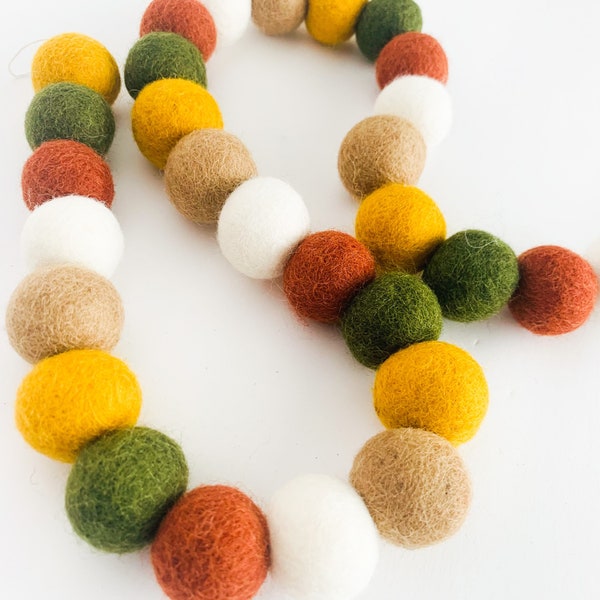 Felt Ball Garland - Etsy