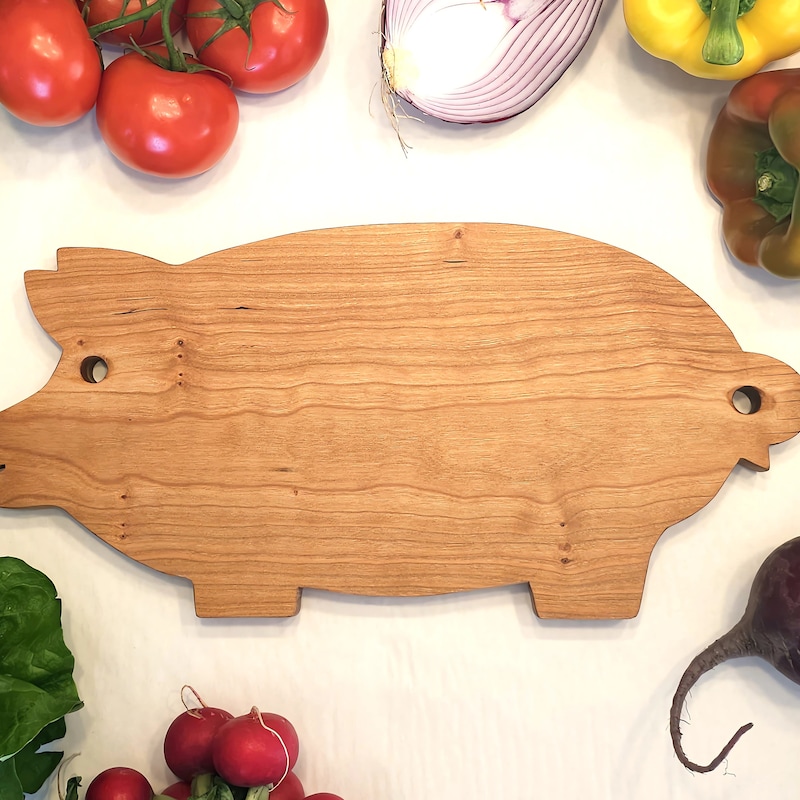 Pig Cutting Board - Etsy