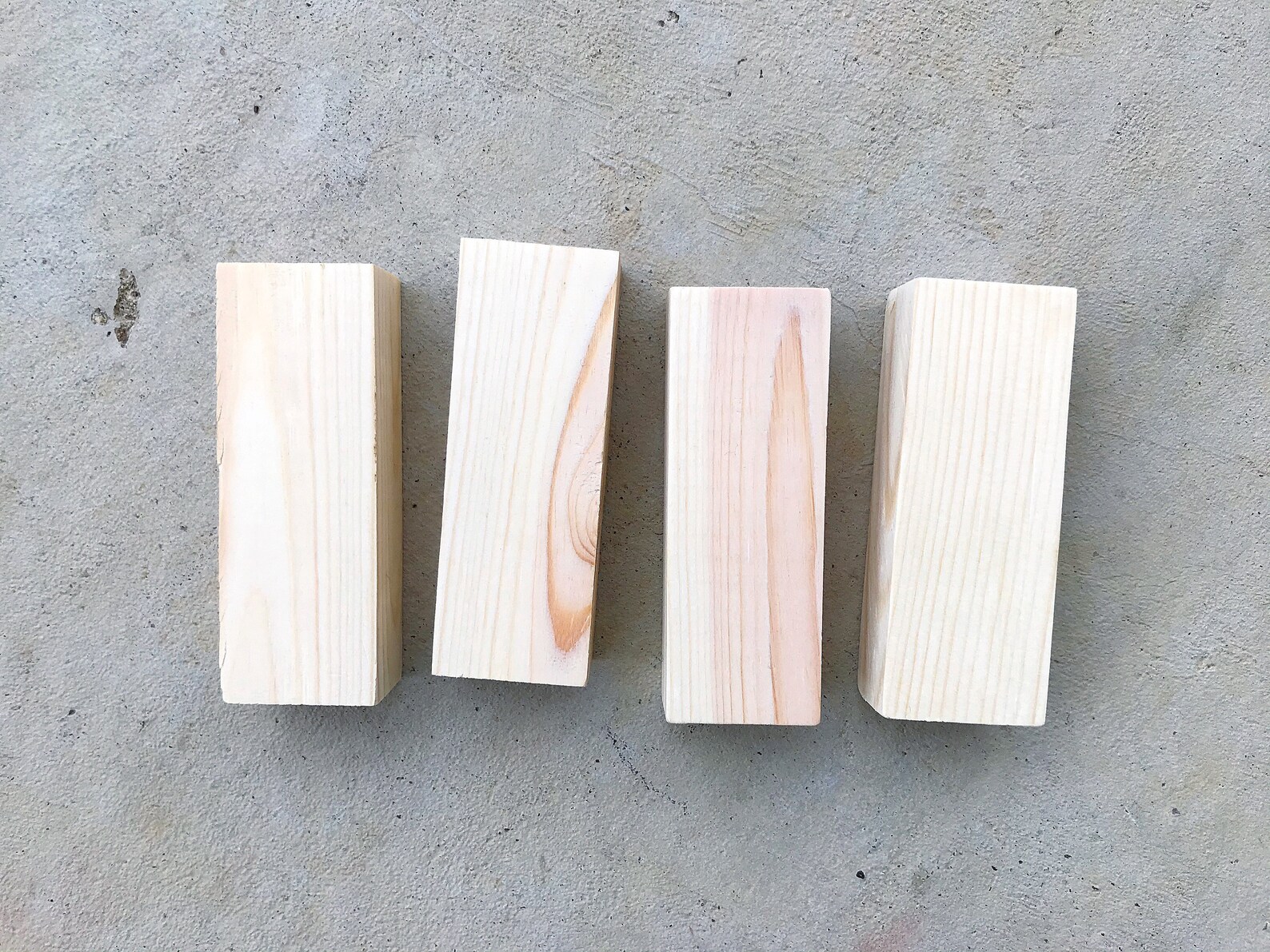 Small Blank Wooden Rectangle Blocks Unfinished Wood Blocks | Etsy