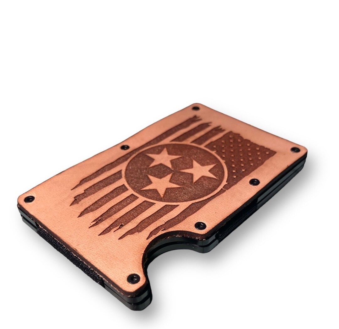 Ridge Style Wallet With Leather Cover - Etsy