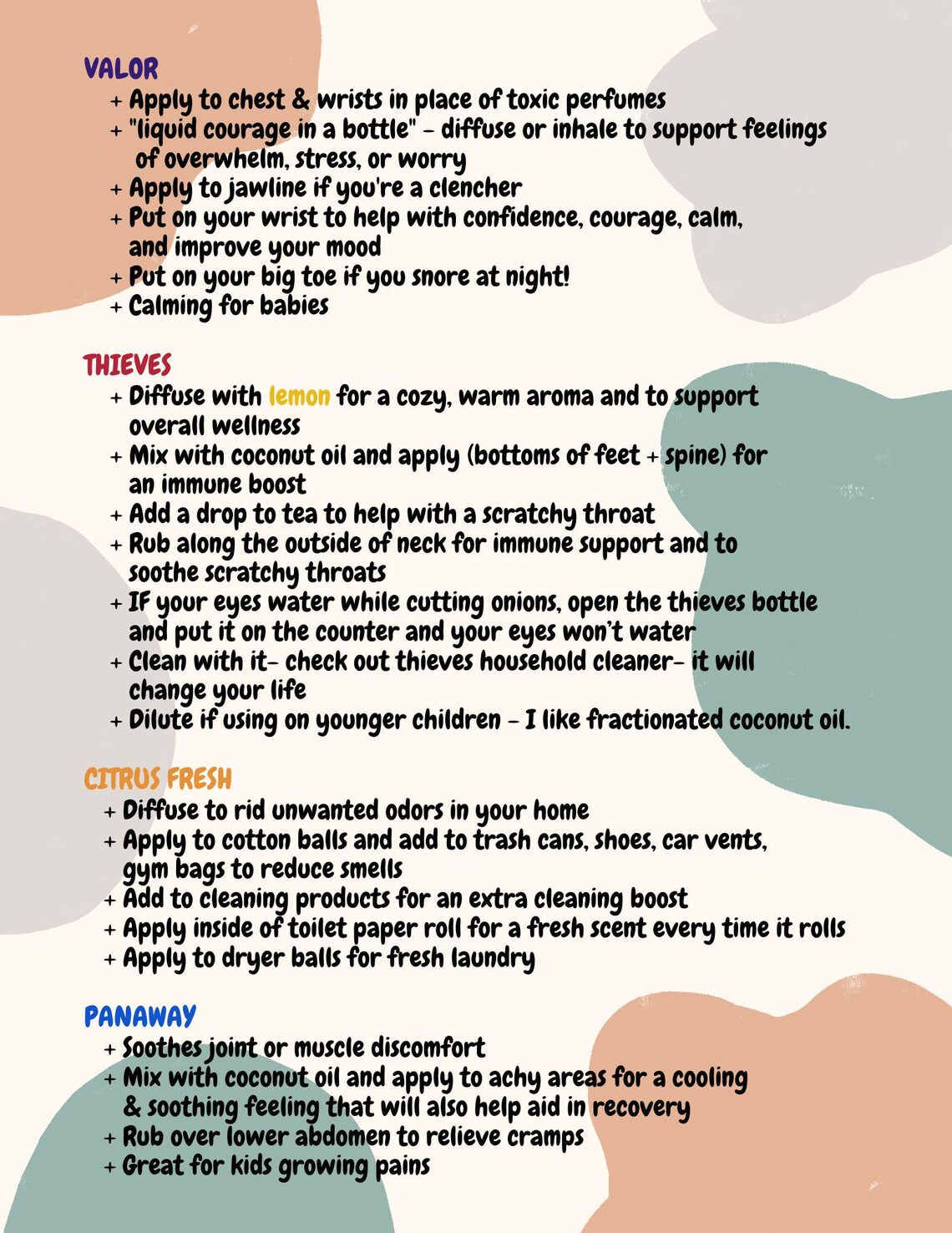 Download + Print Premium Starter Kit L Young Living L Happy Mail L PSK ...