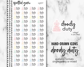 Rainbow Poop Stickers - Etsy