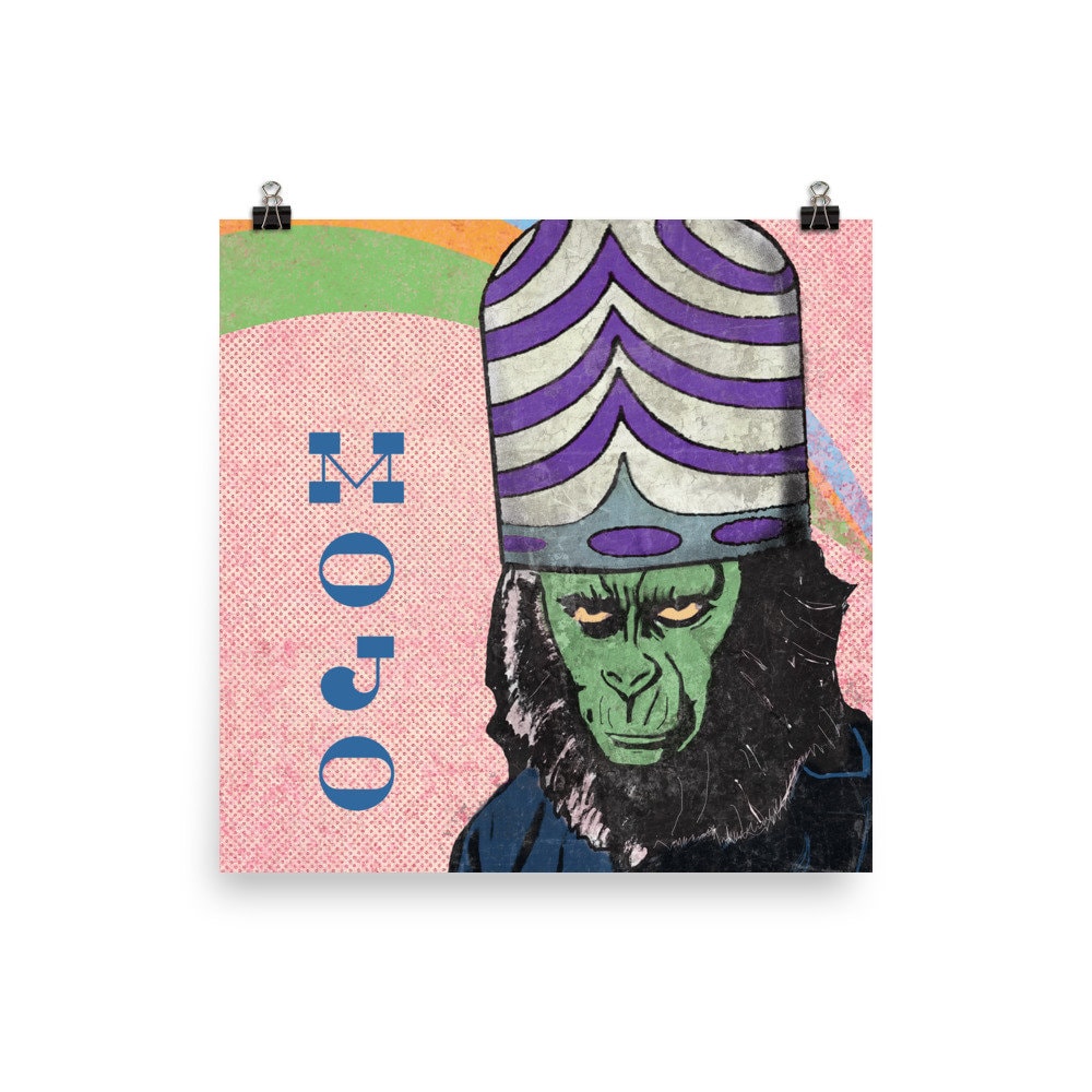 Mojo Jojo Powerpuff Girls Poster | Etsy