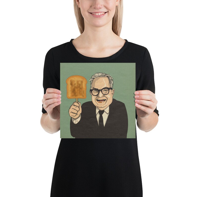 Larry Bud Melman Toast on a Stick Poster | Etsy
