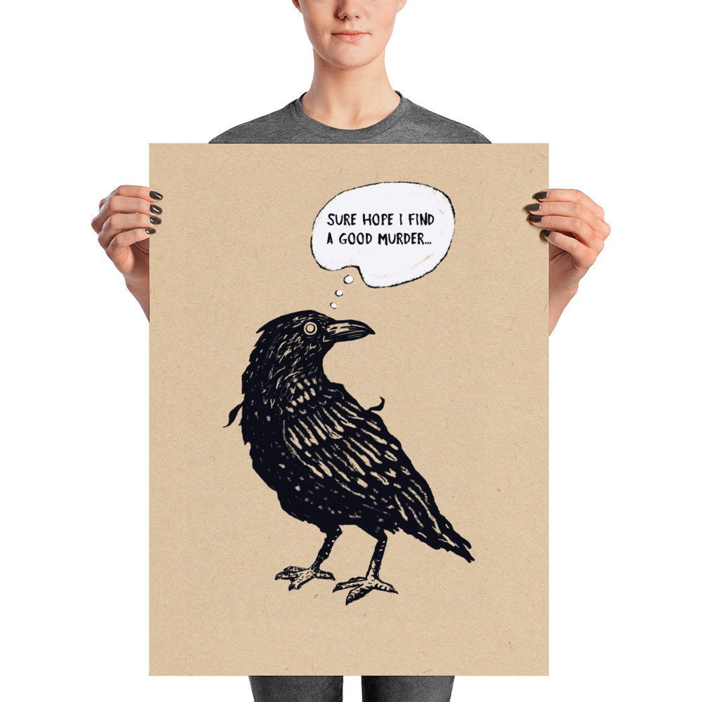 Murder Crow | Etsy