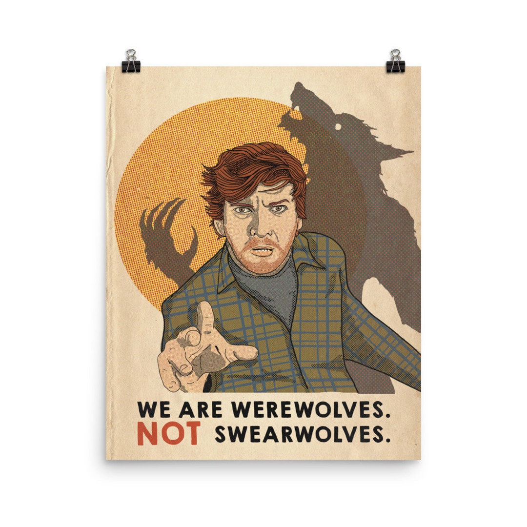 Werewolves NOT Swearwolves - What We Do in the Shadows Poster - Etsy
