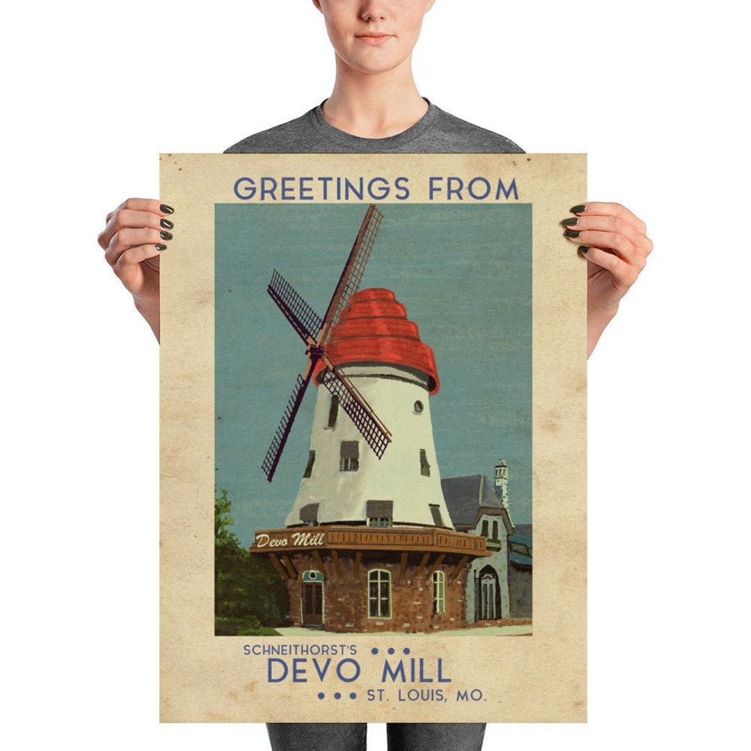 Vintage Devo Mill Poster - Etsy
