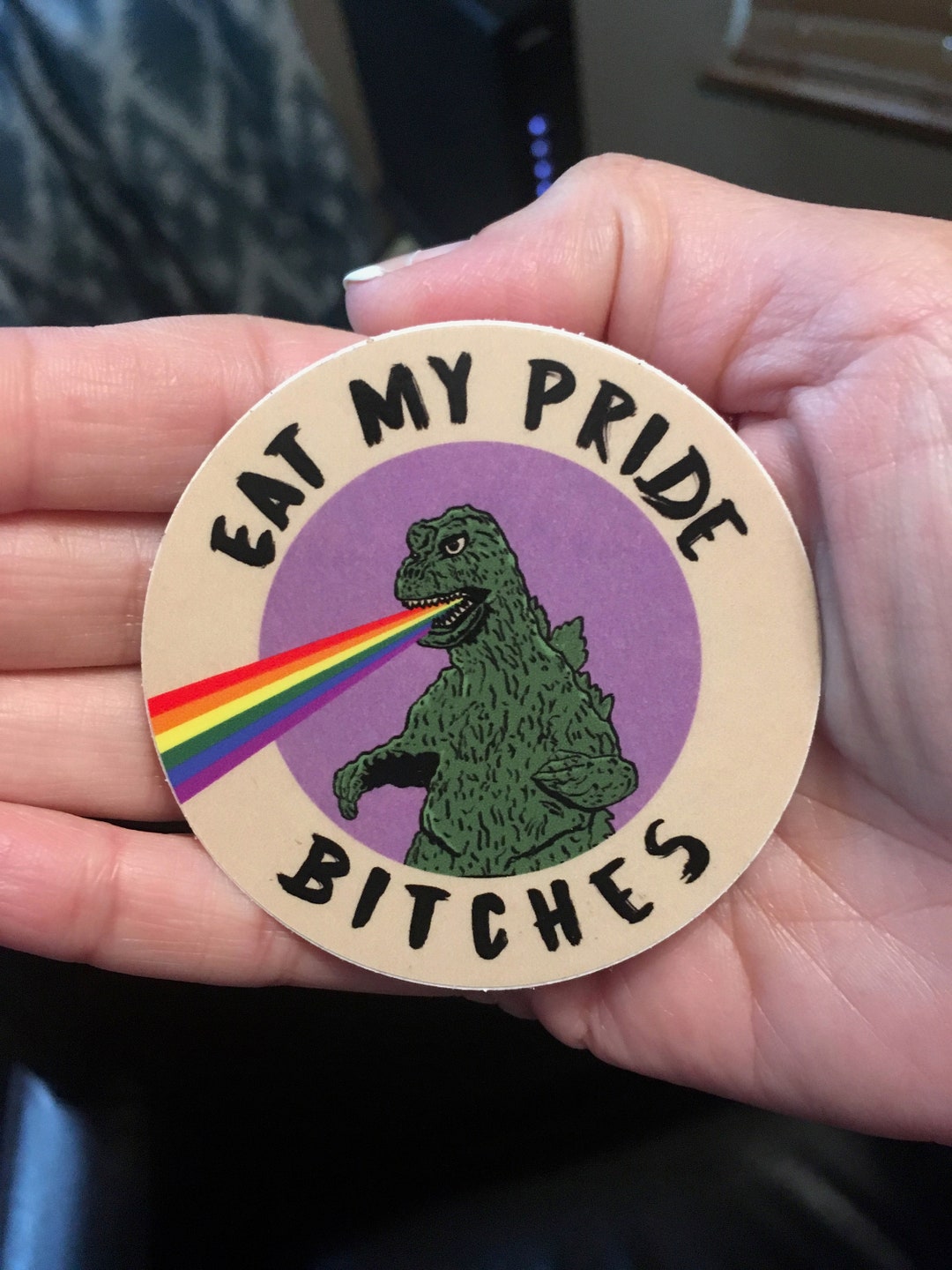 Gayzilla Pride Sticker - Etsy