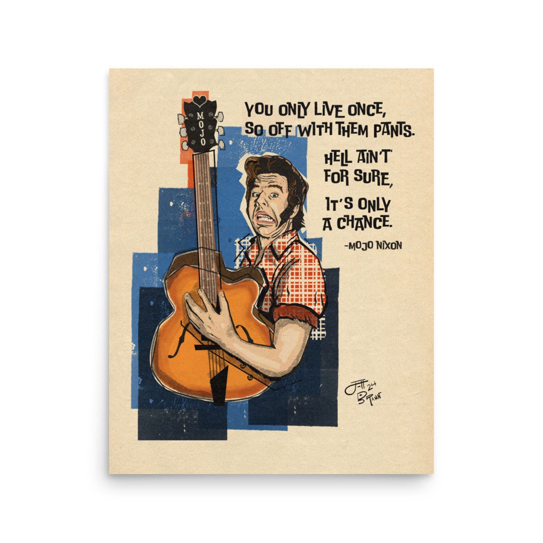 Mojo Nixon Poster - Etsy