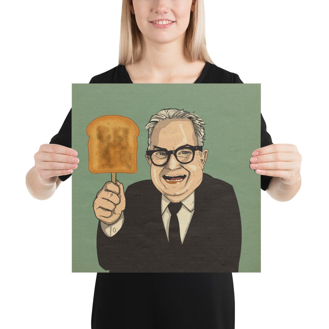 Larry Bud Melman Toast on a Stick Poster - Etsy