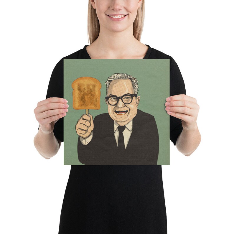 Larry Bud Melman Toast on a Stick Poster | Etsy