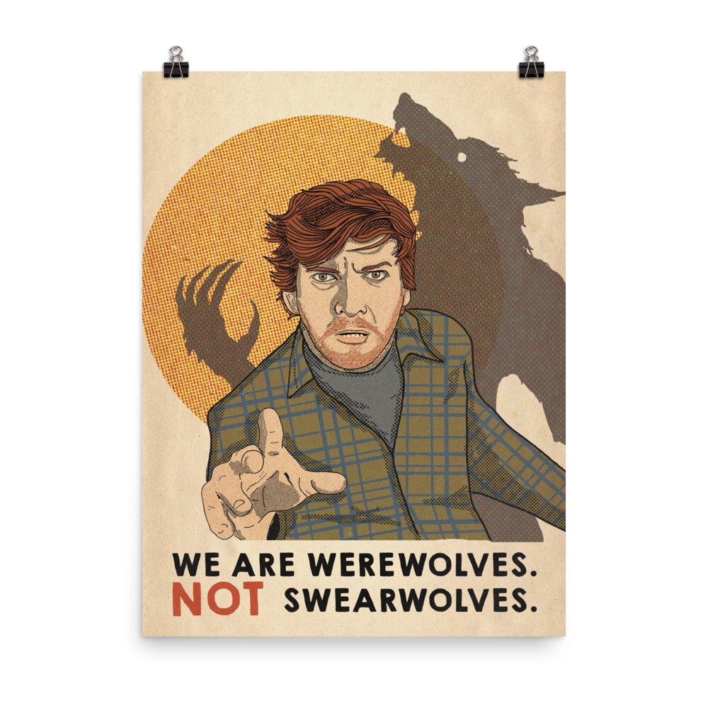 Werewolves NOT Swearwolves - What We Do in the Shadows Poster - Etsy