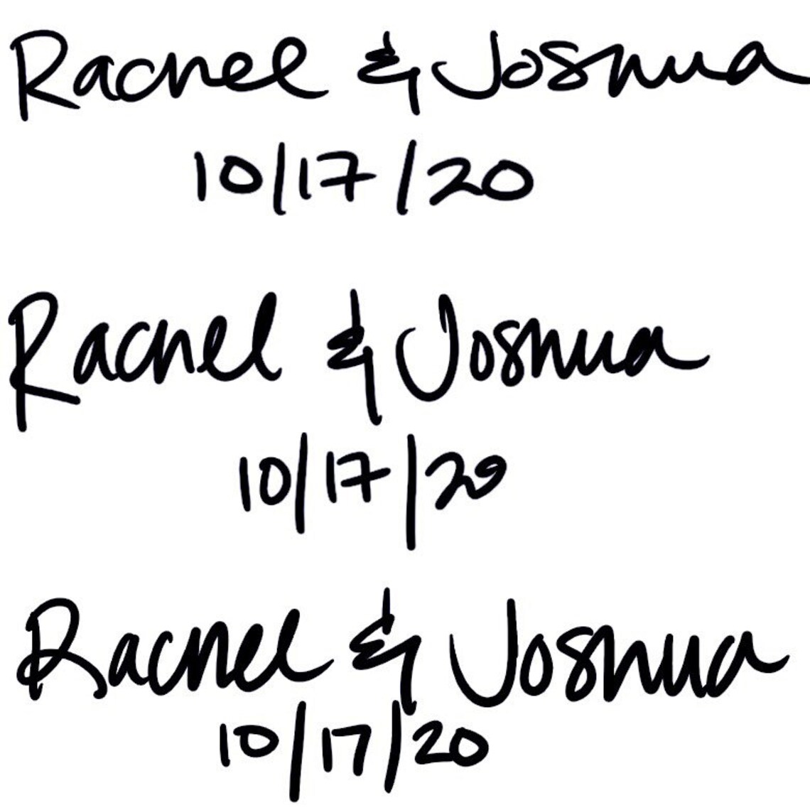 Hand-written Name Digital File Vector Name & Logo Family | Etsy