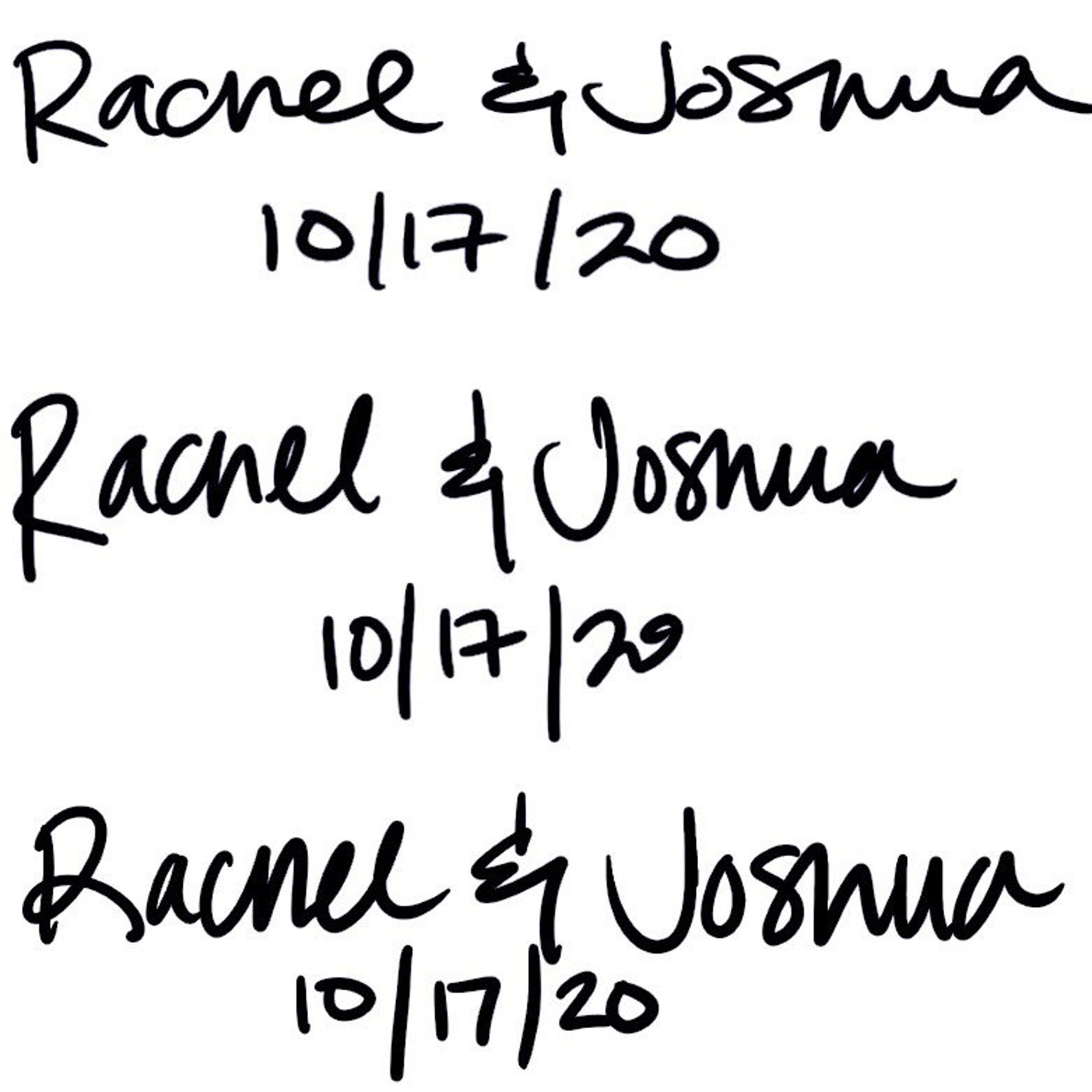 Hand-written Name Digital File Vector Name & Logo Family | Etsy