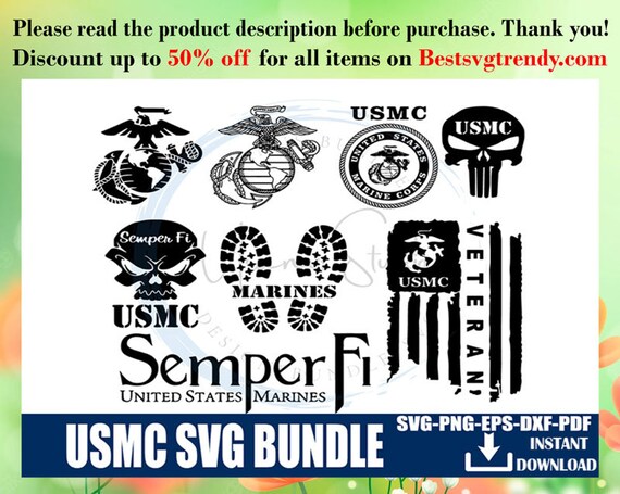 Usmc Logo Svg Usmc Svg Usmc Logo Svg Marine Corps Svg | Etsy