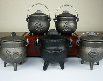 Small Cast Iron Cauldron Burner - Etsy