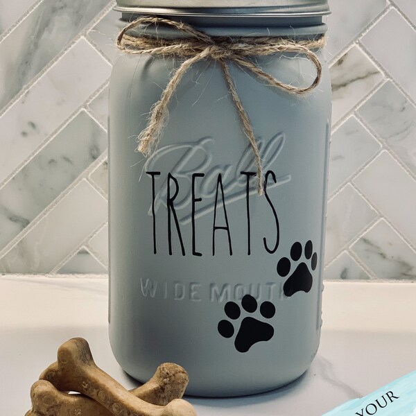 Dog Treat Jar - Etsy