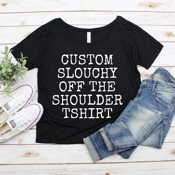 Off Shoulder Shirt - Etsy