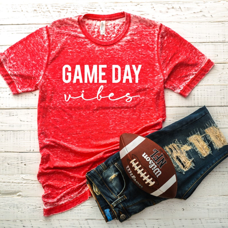 Game Day Vibes Sports Football Baseball Basketball Script | Etsy