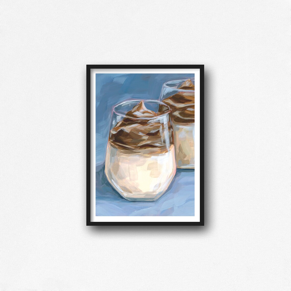 Coffee Art Print Dalgona Dalgona Coffee Food Wall Art - Etsy