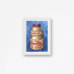 Yakult, Yakult Art Print, Korean Snack, Asian Snack Art, Food Art Print ...