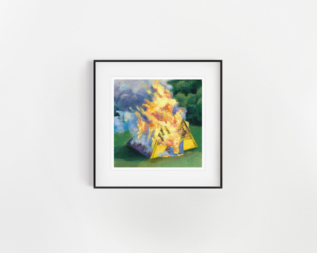 Midsommar, Midsommar Fan Art, Yellow Temple, Acrylic Painting ...