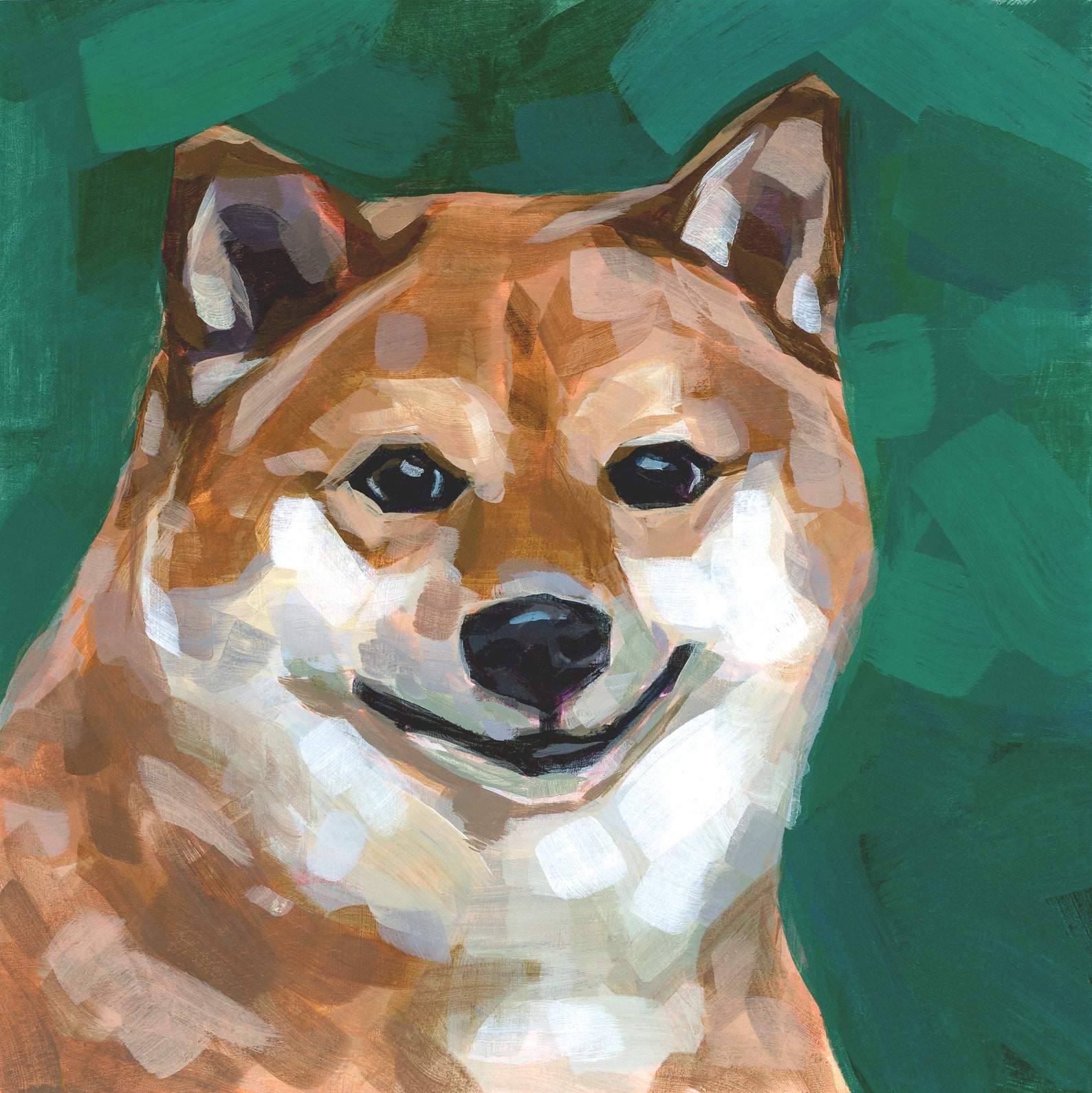 Shiba Inu Art Print Shiba Inu Shiba Animal Art Print Dog - Etsy